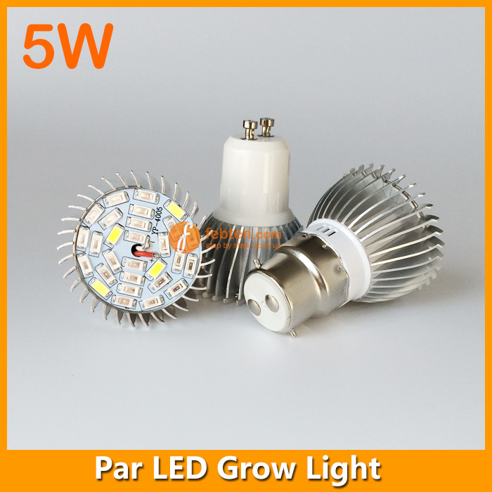 SMD5730 5W LED Grow Bulb 28LEDs