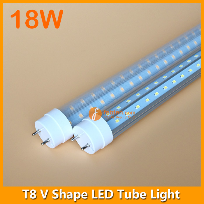 3ft 18W LED T8 V Shape Tube Light 240degree Beam Angle