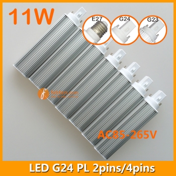 11W LED Plug Light G24D/G24Q/GX24D/GX24Q/G23/E27/E14/B22