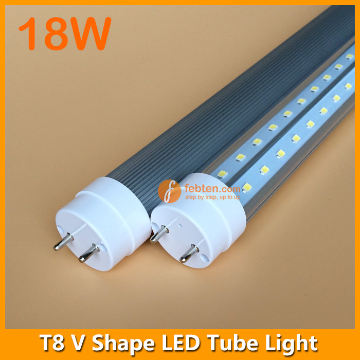 3ft 18W LED T8 V Shape Tube Light 240degree Beam Angle